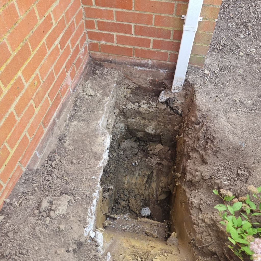 Trial Holes for Foundations | Adkins Consultants Ltd